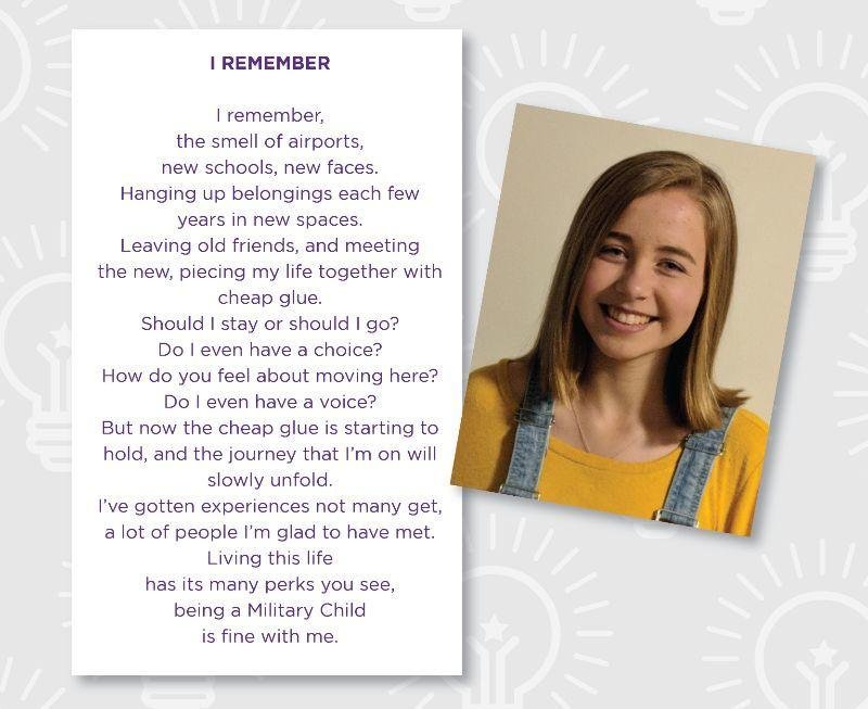 Stories from Military Kids - Military Child Education Coalition® (MCEC®)